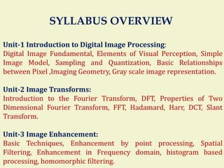introduction to Digital Image Processing | PPT