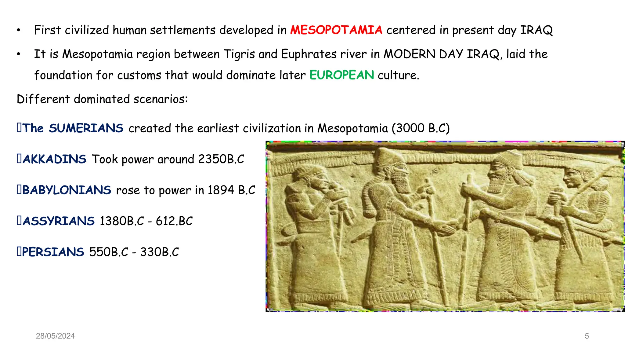 Introduction to old costume within the world | PPT