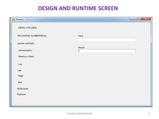 Part 12 built in function vb.net