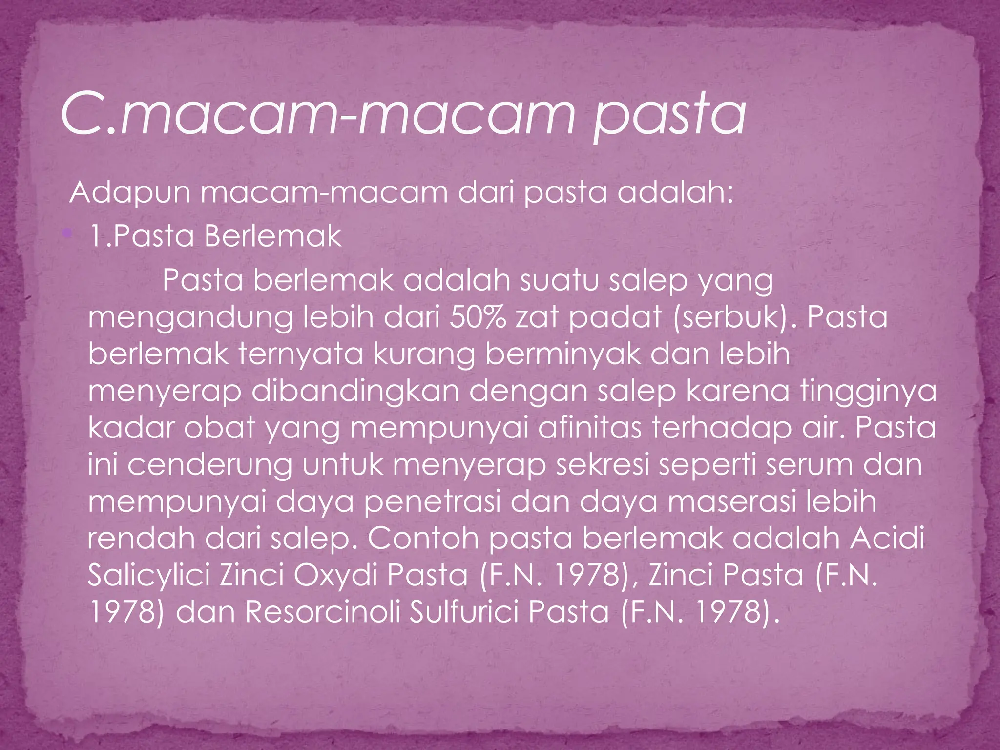 PART 13-PASTA, sediaan farmasi, .pptx