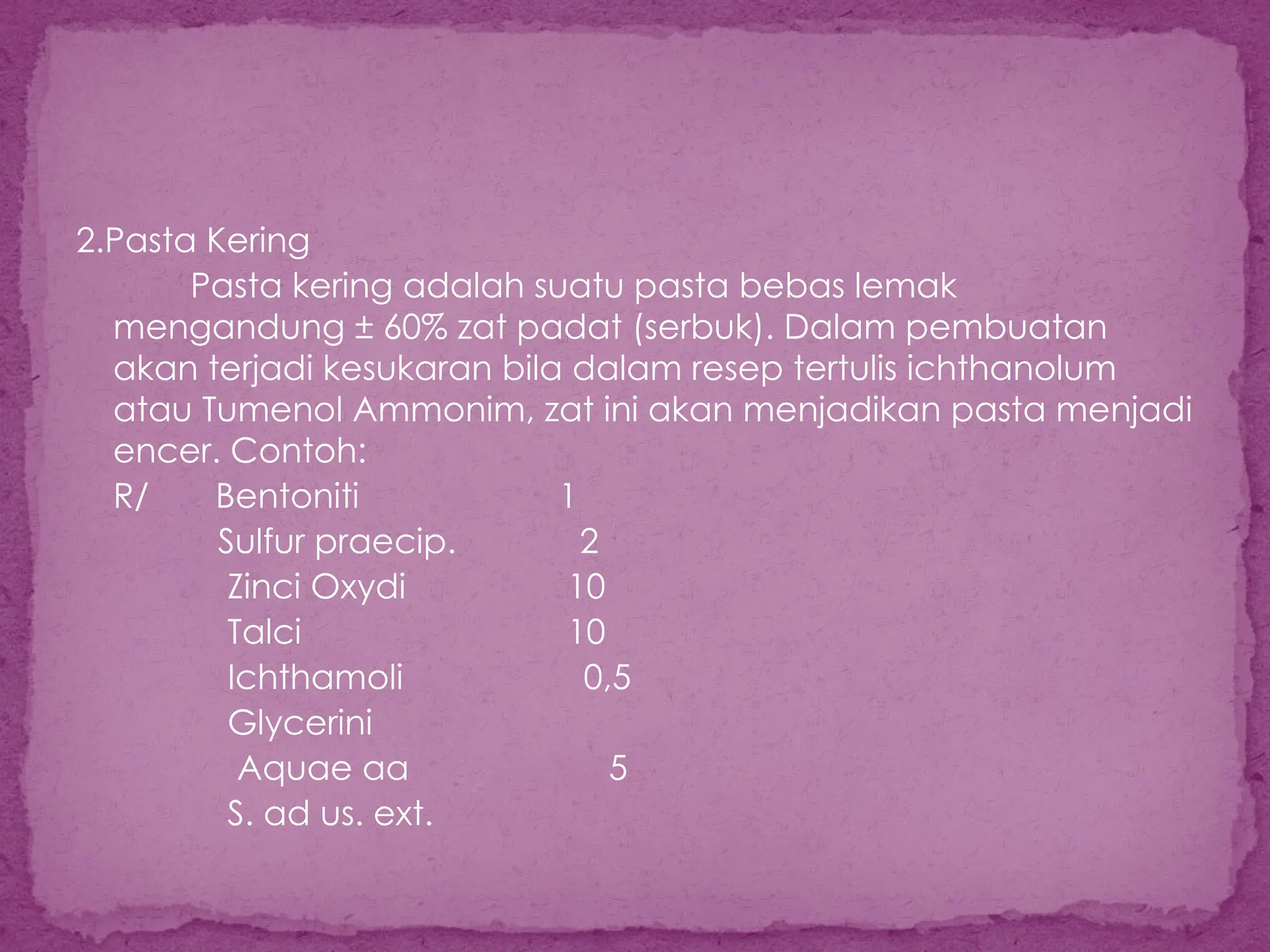 PART 13-PASTA, sediaan farmasi, .pptx