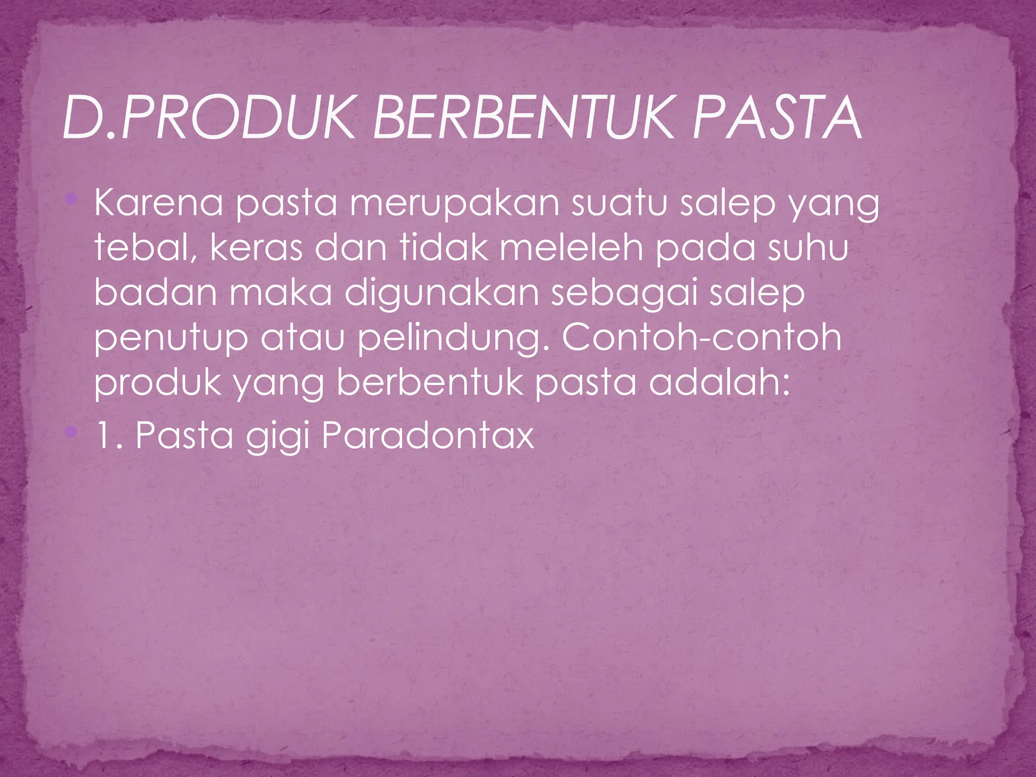 PART 13-PASTA, sediaan farmasi, .pptx