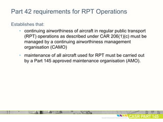 Part145 Slides | PDF