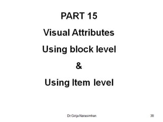 Part 15 visual attributes | PDF