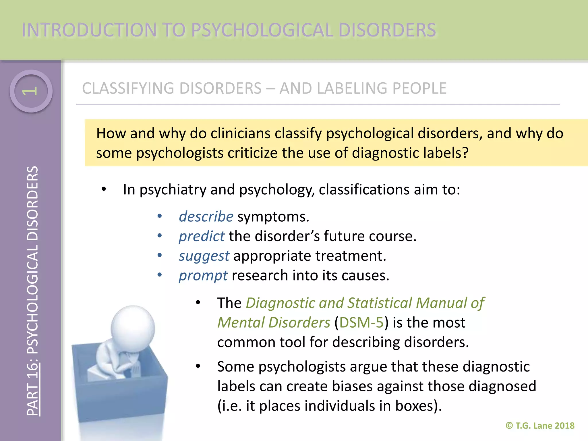 Part 16 (Psychological Disorders) | PPT