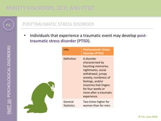 Part 16 (Psychological Disorders) | PPT