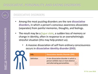 Part 16 (Psychological Disorders) | PPT