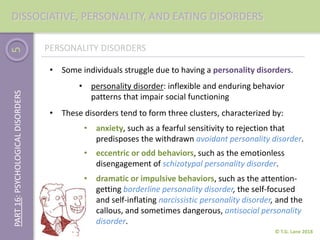 Part 16 (Psychological Disorders) | PPT