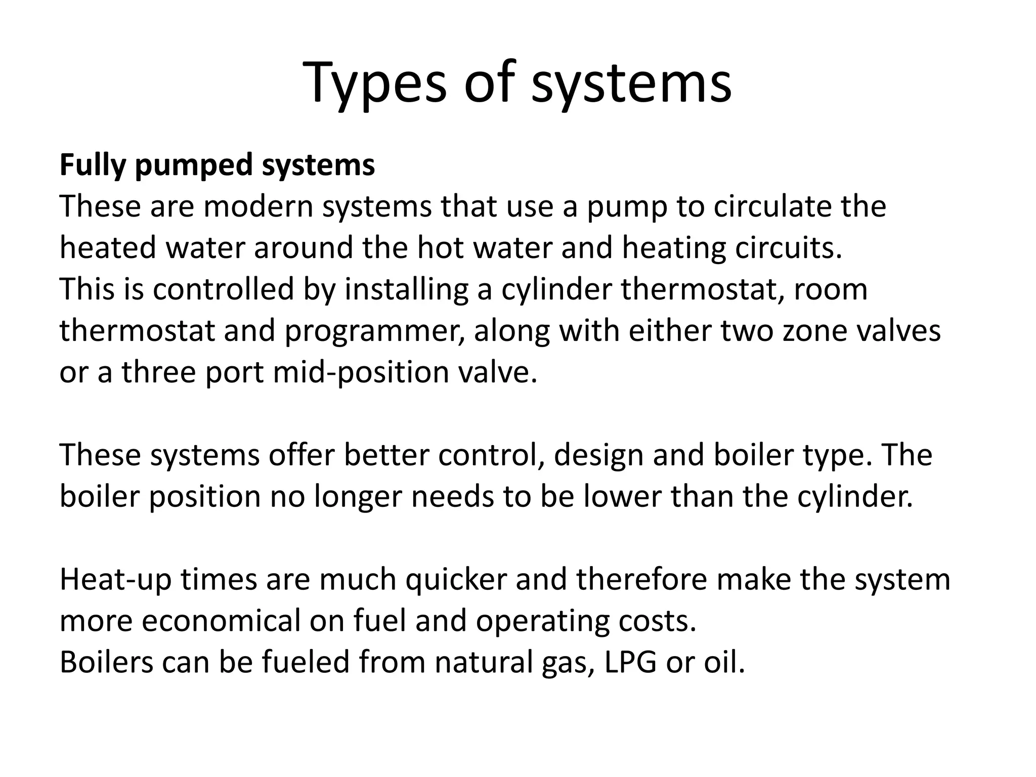 fully pumped systems | PPTX