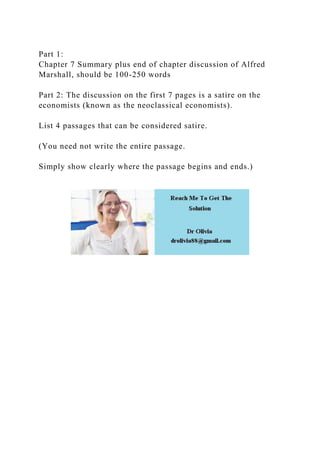 Part 1 Chapter 7 Summary plus end of chapter discussion of Alfred.docx