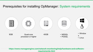 Free OpManager training Part1- Discovery and classification season#3 | PPT