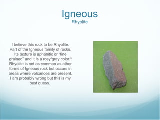Part1 geology2of2 | PPT