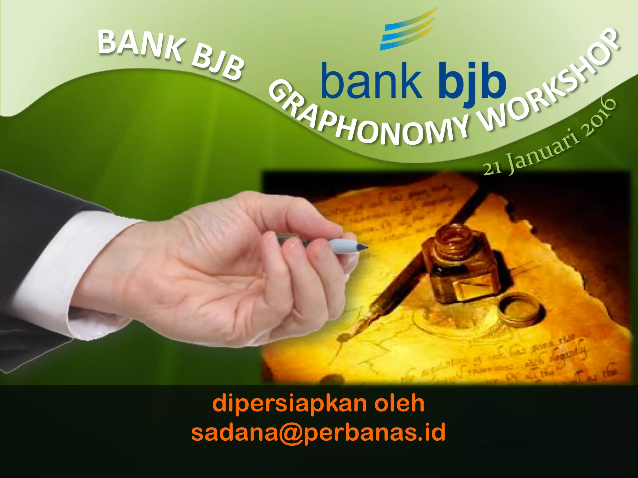 Grafonomi untuk frontliner: teller dan customer service | PDF