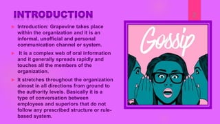 Part 1 grapevine communication | PPTX