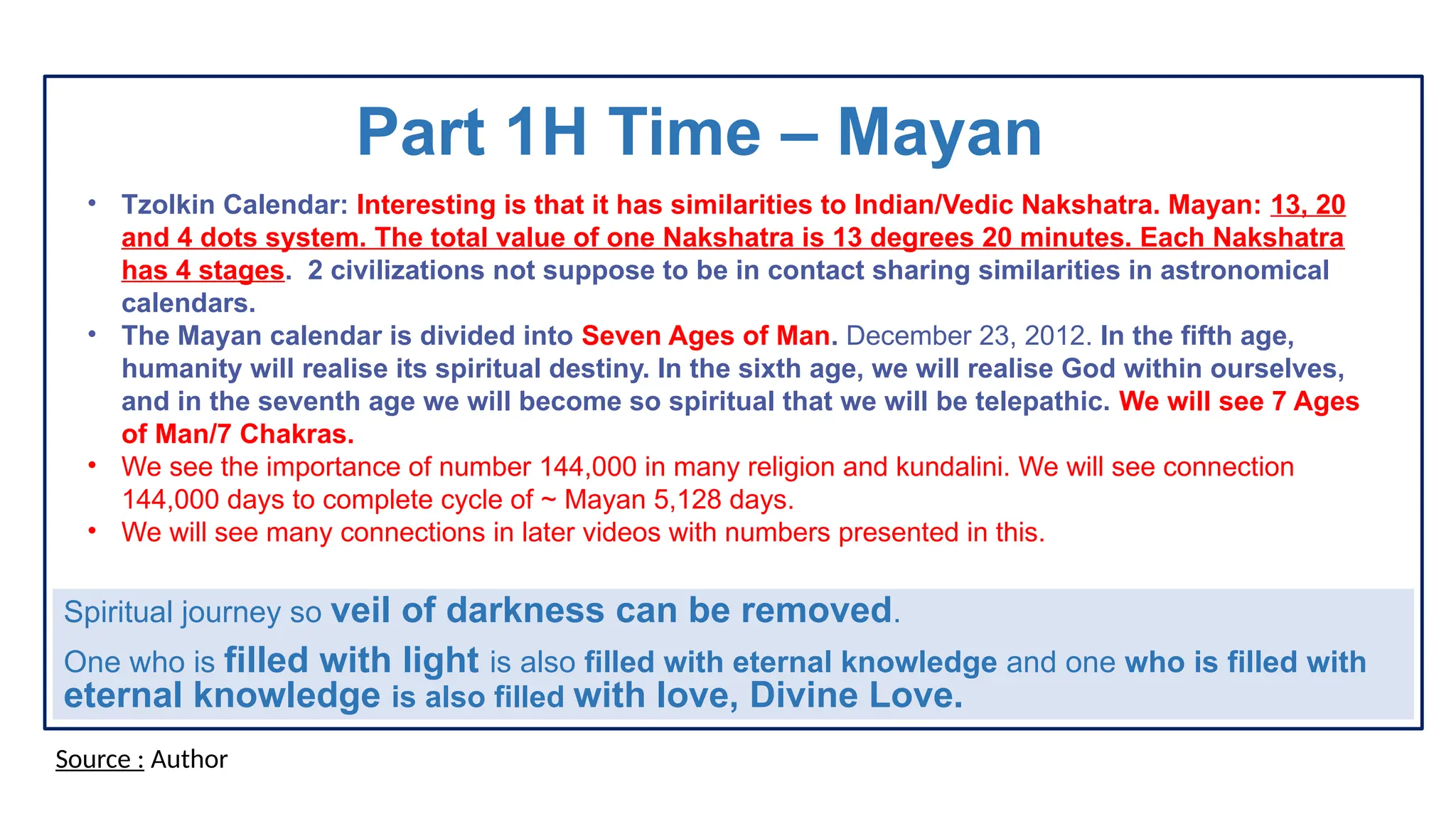 Part 1H Time Mayan and link with vedic and kundalini.pptx