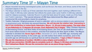 Part 1H Time Mayan and link with vedic and kundalini.pptx