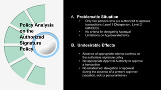 Part III Policy Formulation for CDA R11 | PPTX