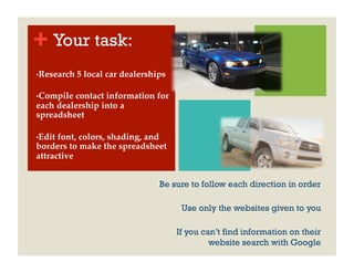 Excel Project Part 1 PDF | PDF