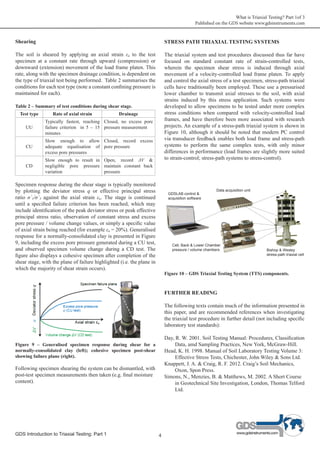 Part 1 introduction to triaxial testing | PDF