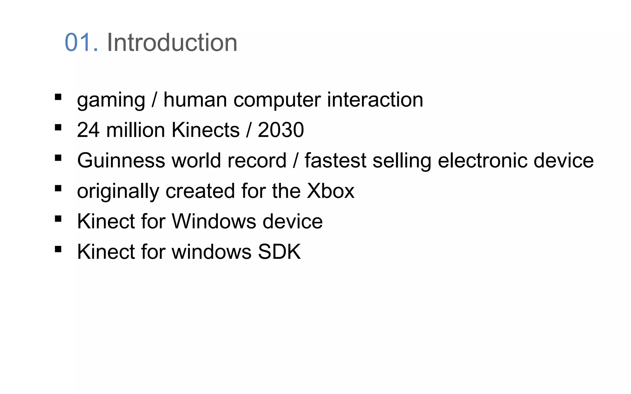 Building Kinect Applications Course Getting Started Ppt