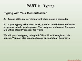 Part 1 learning computer basics | PPT