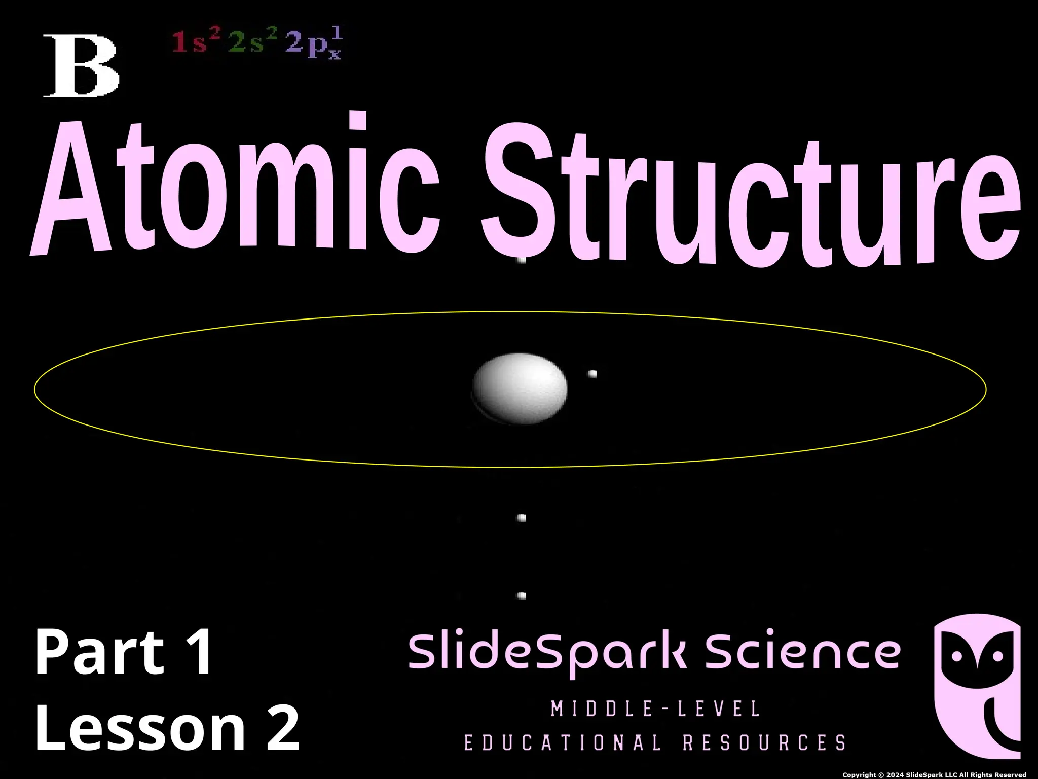 Structure of Atoms Lesson for Middle School from SlideSpark Science | PPT