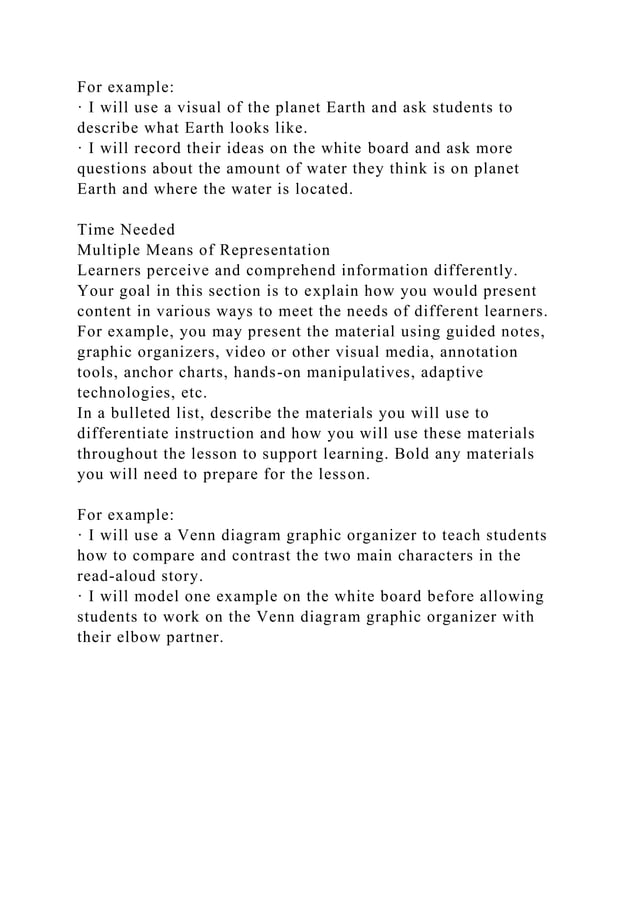 Part 1 Lesson Plan Analysis 30 0 Lesson Plan Analysis Is Comp Docx