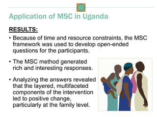Lessons Learned In Using the Most Significant Change Technique in Evaluation | PPTX