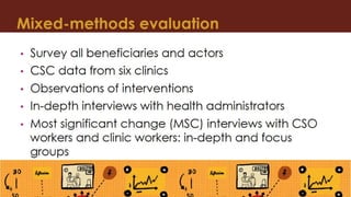 Using Most Significant Change in a Mixed-Methods Evaluation in Uganda | PPT