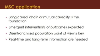 Using Most Significant Change in a Mixed-Methods Evaluation in Uganda | PPT