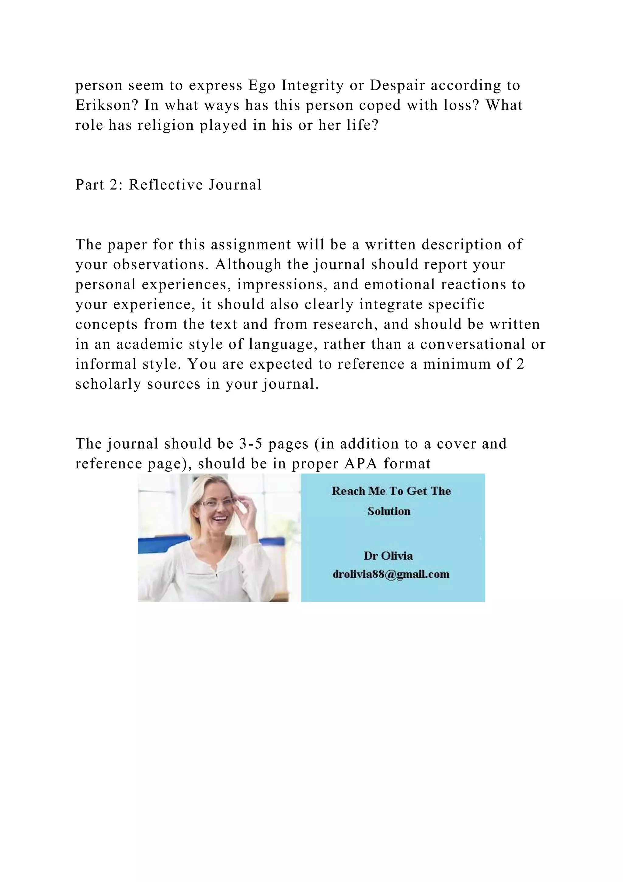 Part 1 Naturalistic observation or interview Students will be.docx