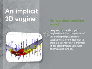 Part 1 of 4 Leapfrog Introductory | PPTX