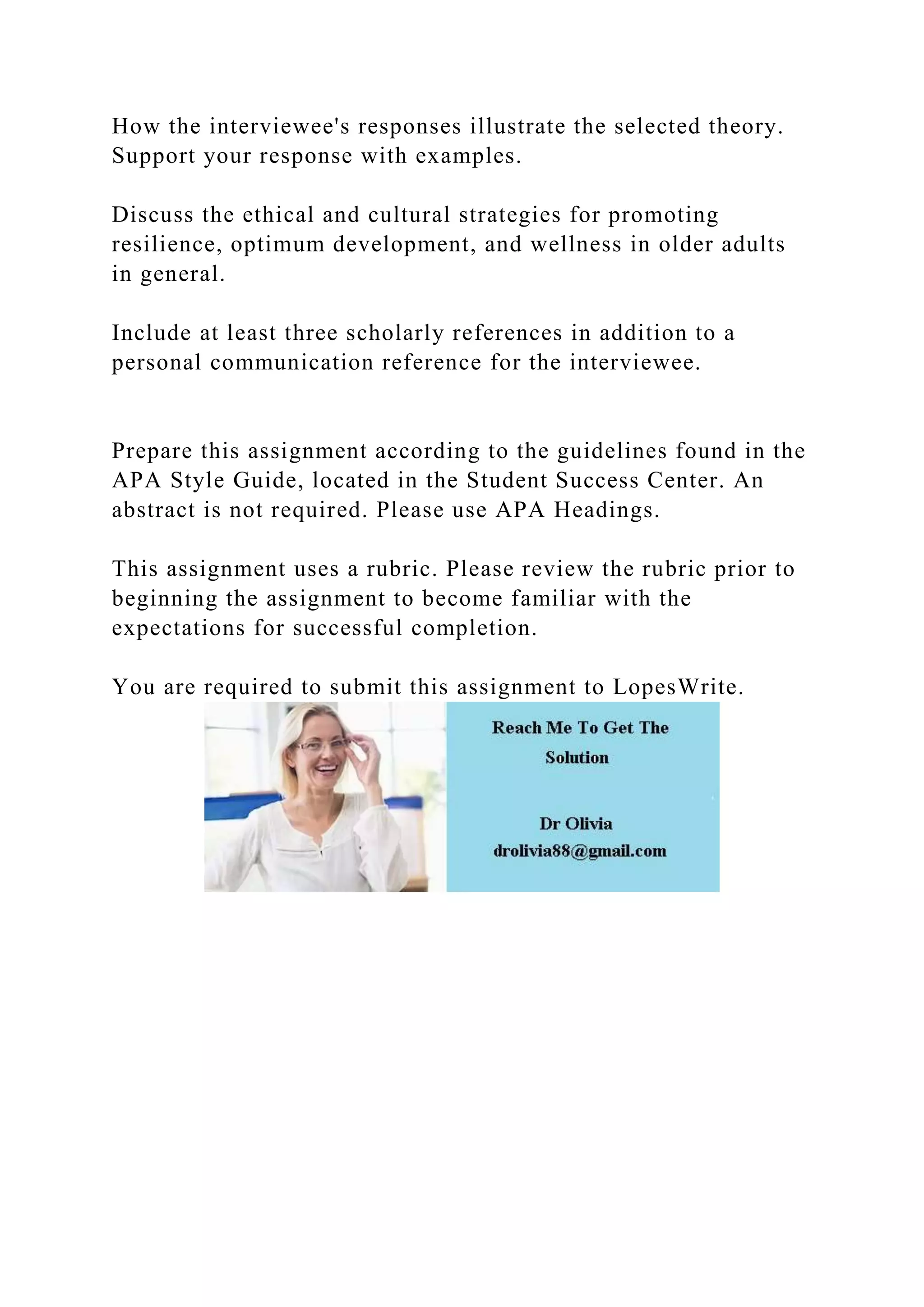 Part 1 Older Adult InterviewInterview an older adult of you.docx