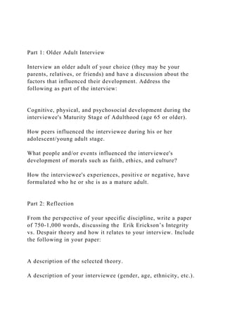 Part 1 Older Adult InterviewInterview an older adult of you.docx