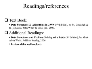 Data Structures- Part1 overview and review | PPT