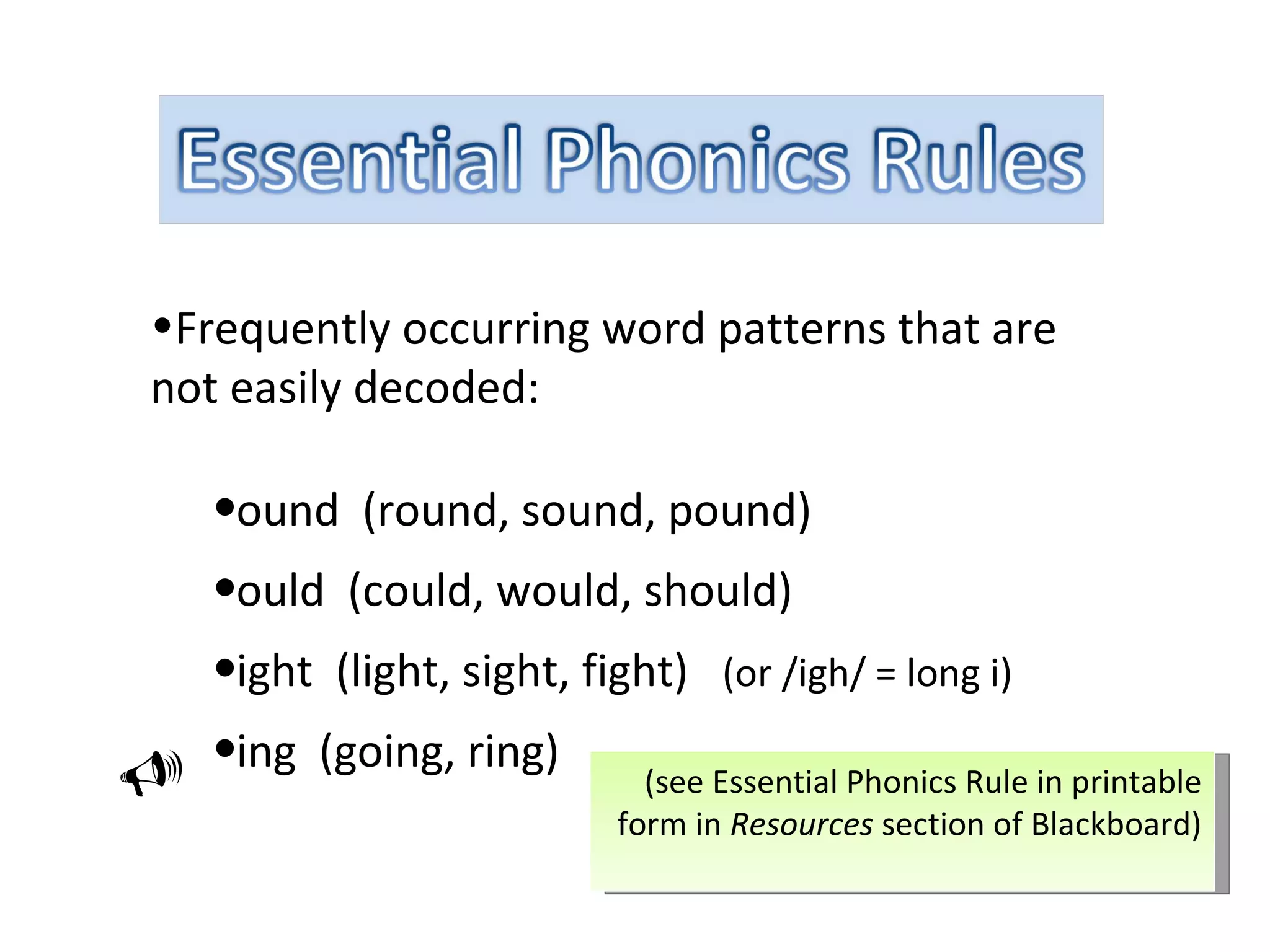 Phonics Instructional Strategies (Part 1) | PPT