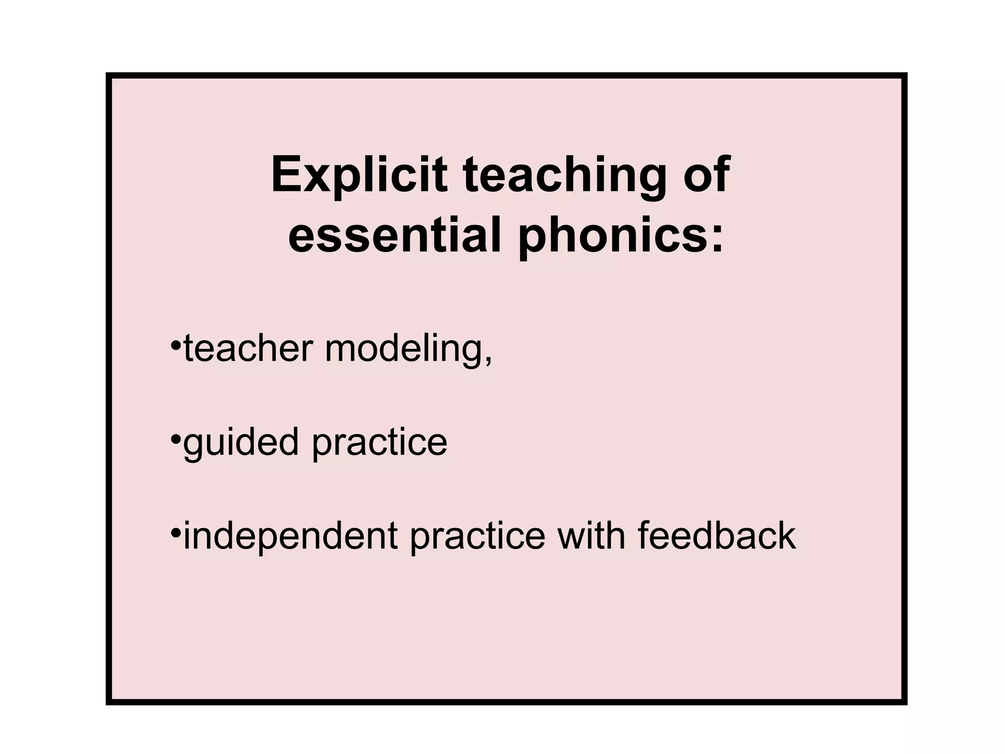 Phonics Instructional Strategies (Part 1) | PPT