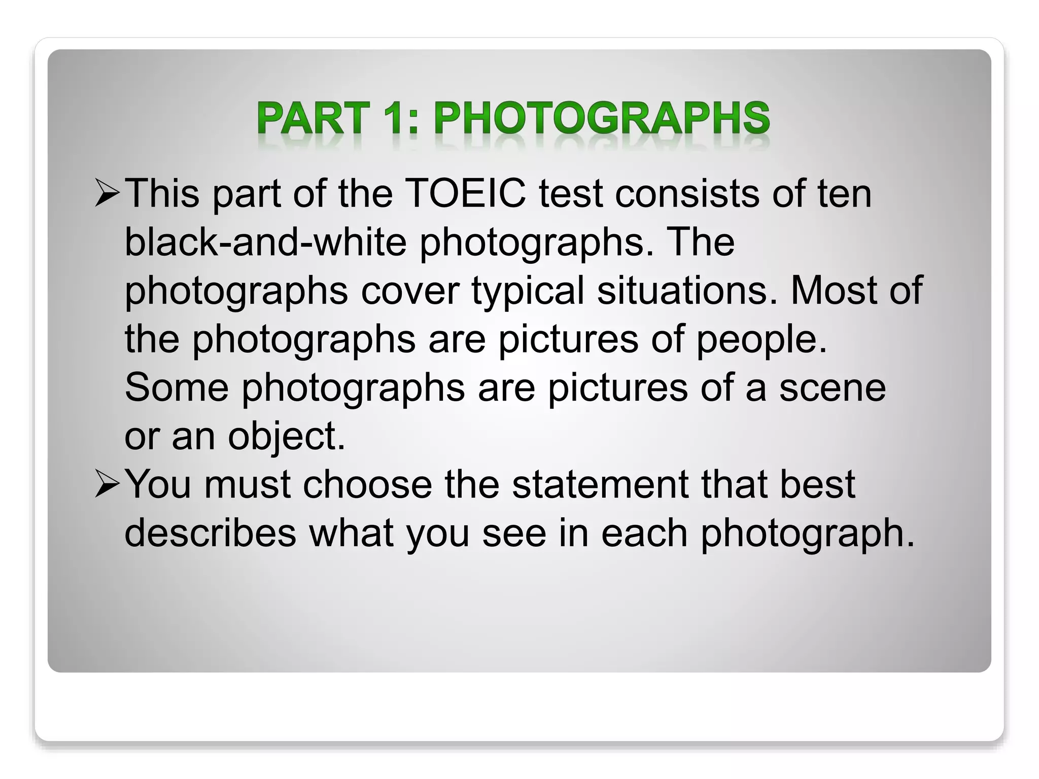 Part 1 photographs | PPTX