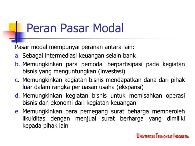Materi 2 Teori pasar modal | PPT
