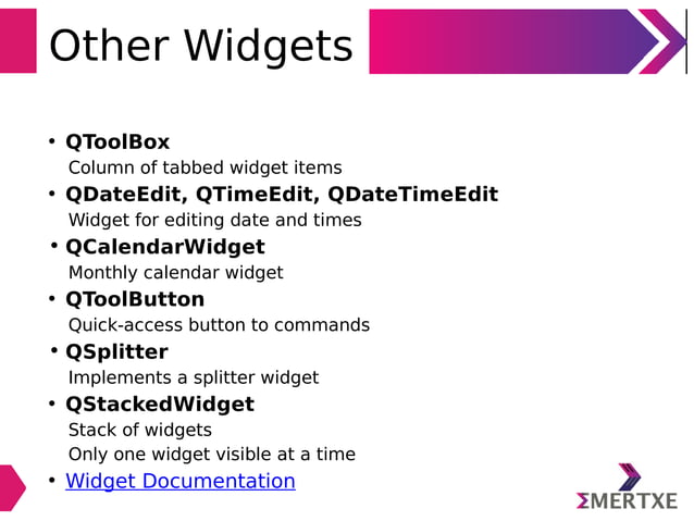Qt Application Programming With C Part 1