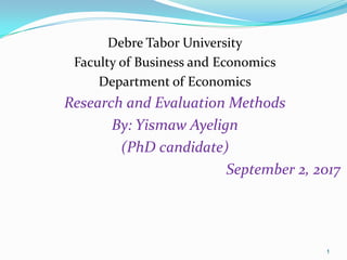 Part 1 research and evaluation edited | PDF