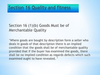 Sale of goods | PPTX