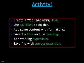 part1_slideshow.pptx STEP BY STEP GUIDE TO WEB DESIGN | PPT