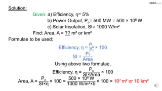 Part 1 solar energy_numerical_environmental science_nta_ugc_net_csir | PPTX