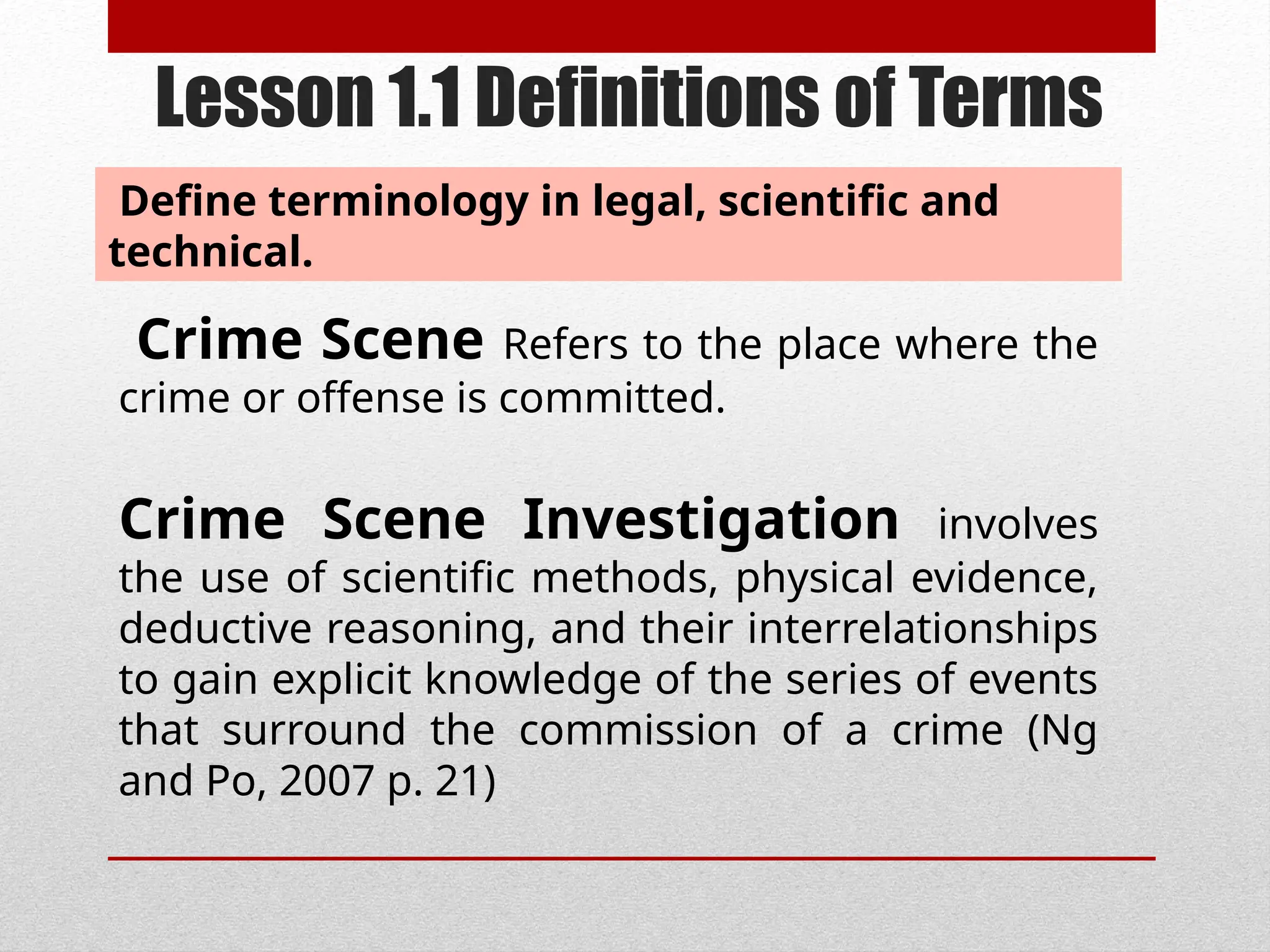 part 1 SPECIALIZED CRIME INVESTIGATION 1 WITH LEGAL MEDICINE CDI - Copy ...