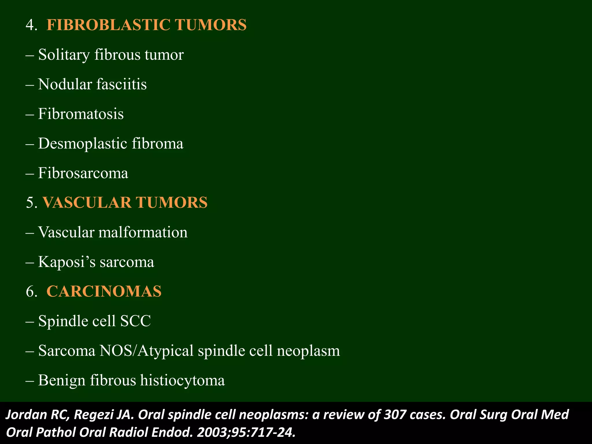 PART 1: SPINDLE CELL LESIONS.pptx