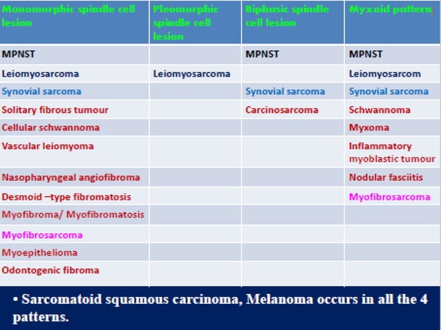 PART 1: SPINDLE CELL LESIONS.pptx | Dental Health | Diseases and Conditions