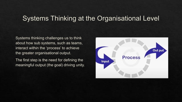 Part 1 systems thinking | PPT