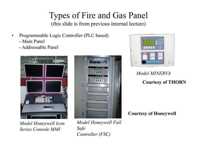 Fire and Gas Detection System : Part 1_The Field Devices and Its Panels ...