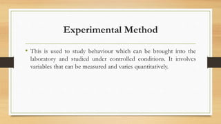 Part 1 the science of psychology | PPTX